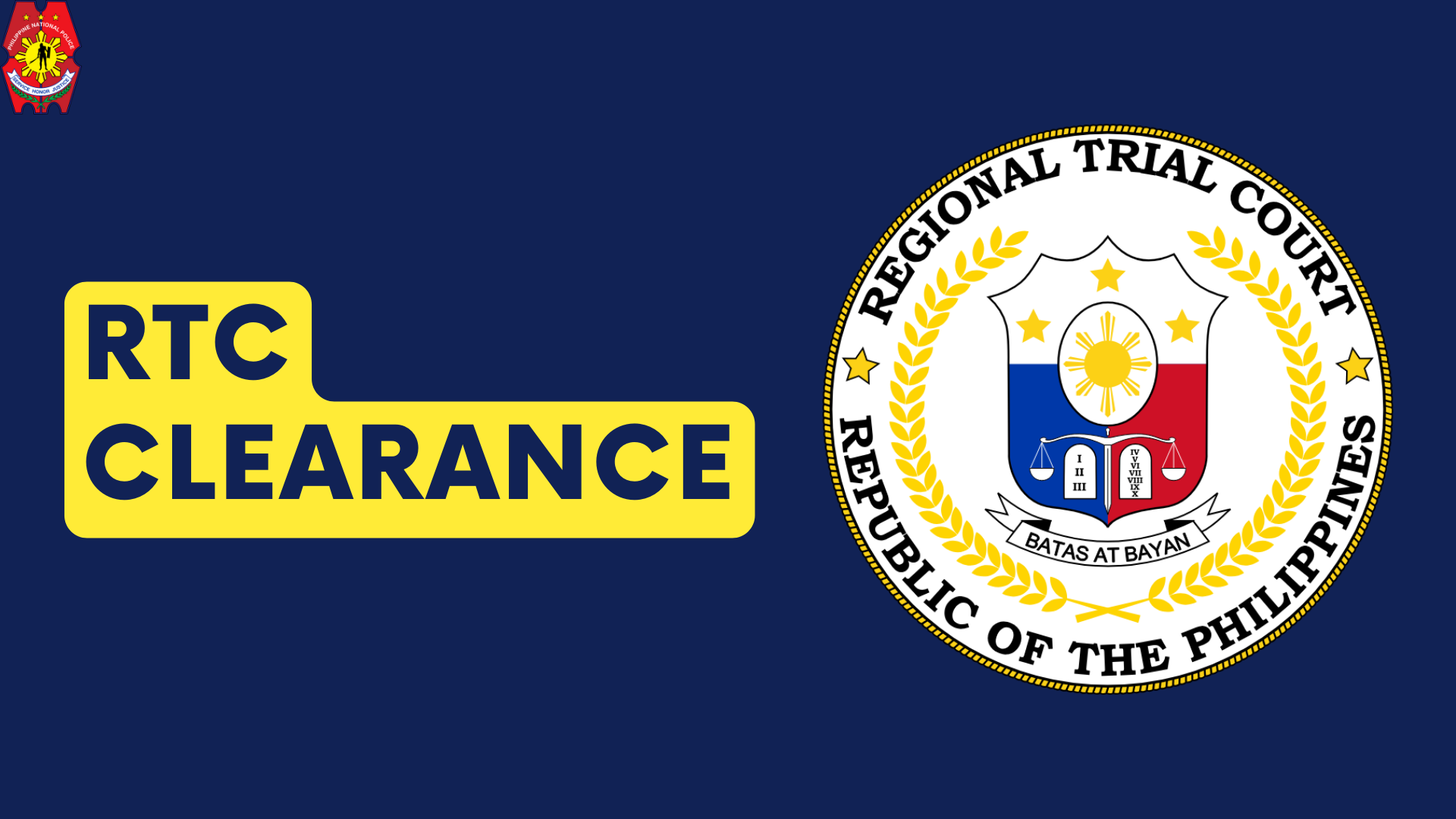 RTC Clearance Online | Requirement & Other Details - National Police Clearance