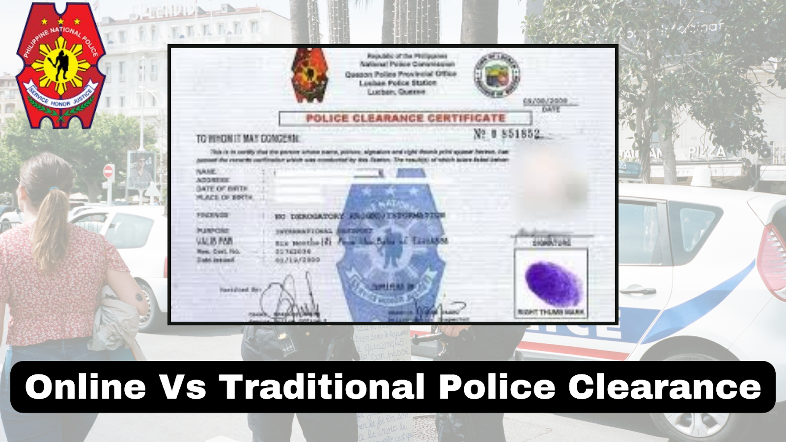 Online Police Clearance Vs Traditional Police Clearance - A Brief Comparison - National Police ...