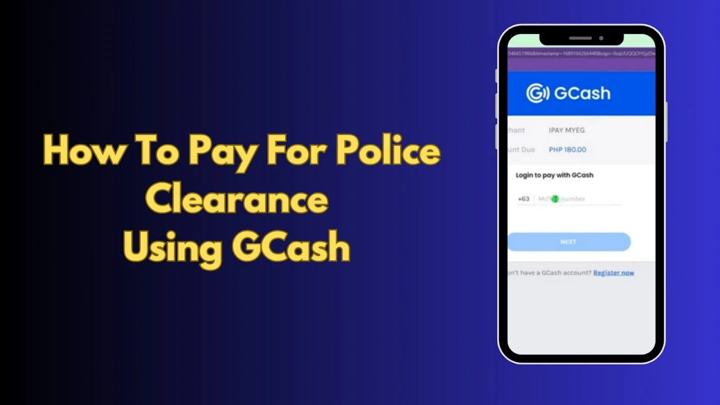 How to Pay for Police Clearance Using GCash - National Police Clearance