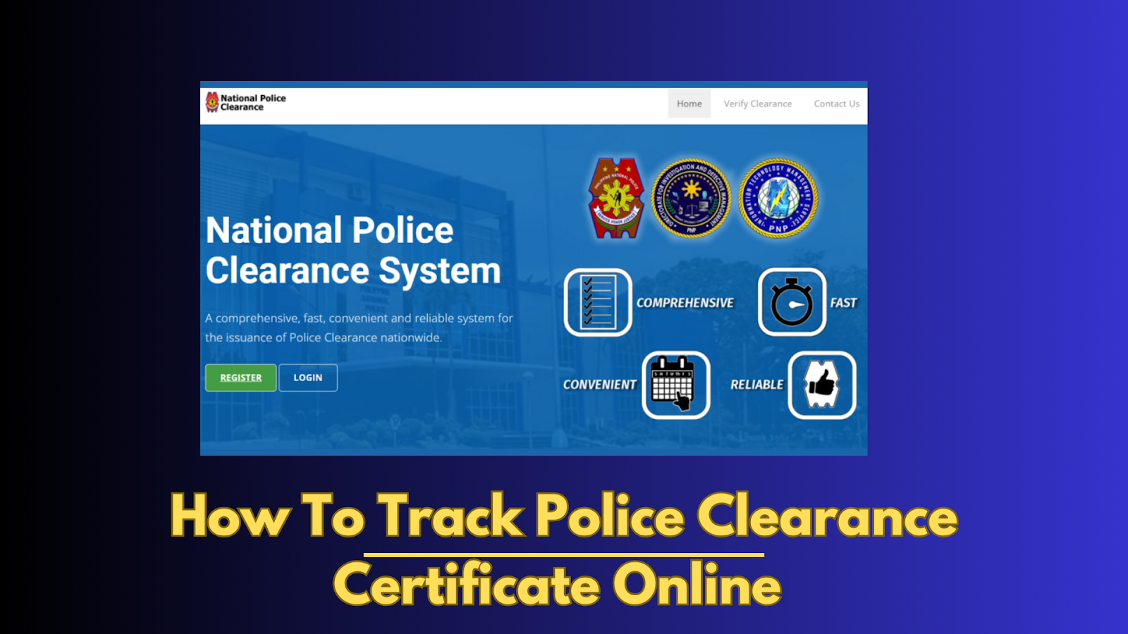 How to Track Your Police Clearance Certificate Online? - National ...