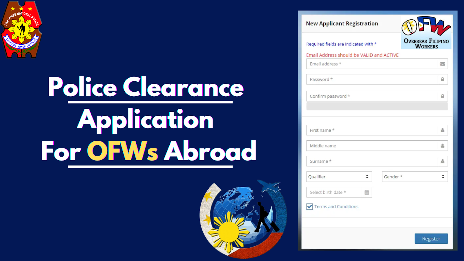 Police Clearance For OFWs Abroad - National Police Clearance